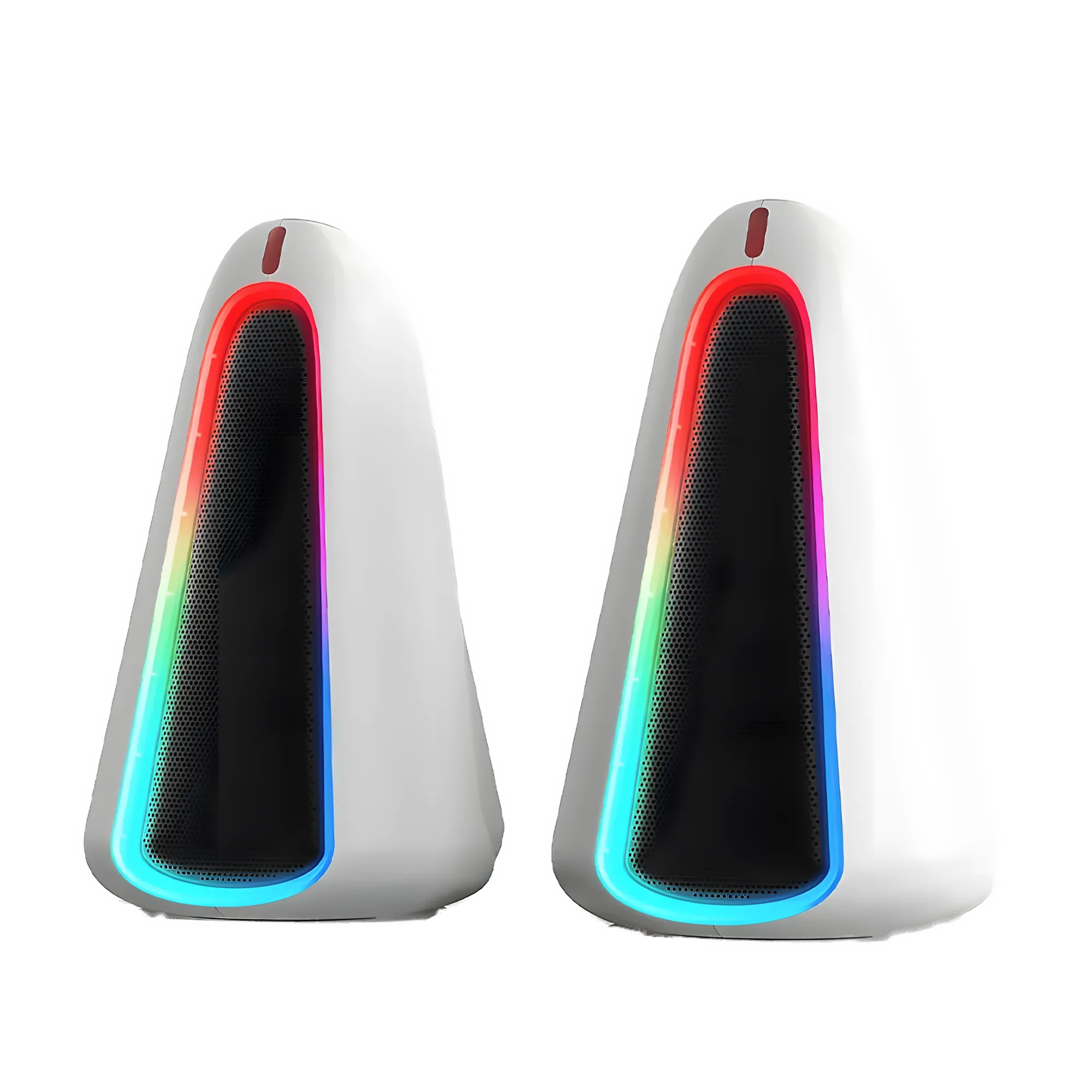 MONKA ZILLA Stereo Wired Gaming Speaker | USB & 3.5mm | 7-Color RGB